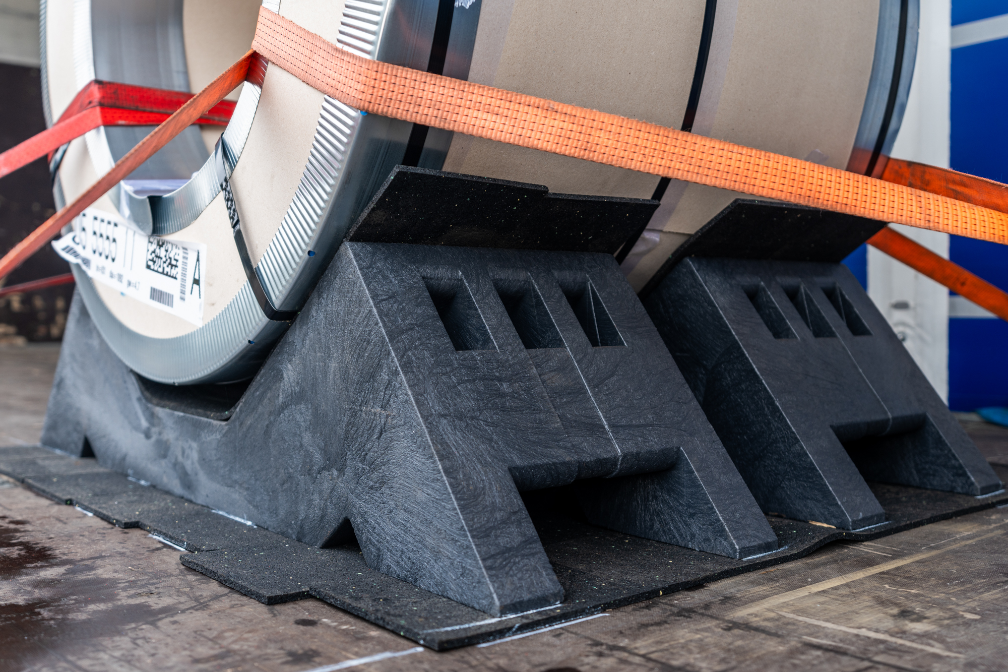 KLP® Coil Transport Cradle | Safe Steel Coil Transport on Flatbed Trailers